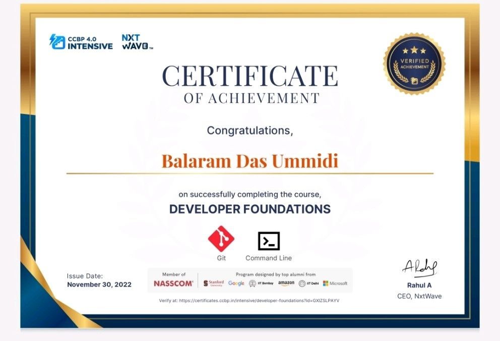 Balram dasu Ummidi on LinkedIn: #html #github #git #nxtwave #ccbp #coding Balram dasu Ummidi on LinkedIn: #html #github #git #nxtwave #ccbp #coding