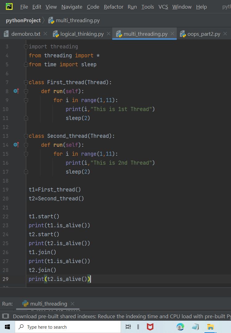 J SURESH KUMAR on LinkedIn: Task53 # practiced MultiThreading 👉 ... J SURESH KUMAR on LinkedIn: Task53 # practiced MultiThreading 👉 ...