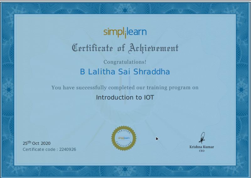 Shraddha Bollapragada on LinkedIn: #iot #jkl Shraddha Bollapragada on LinkedIn: #iot #jkl