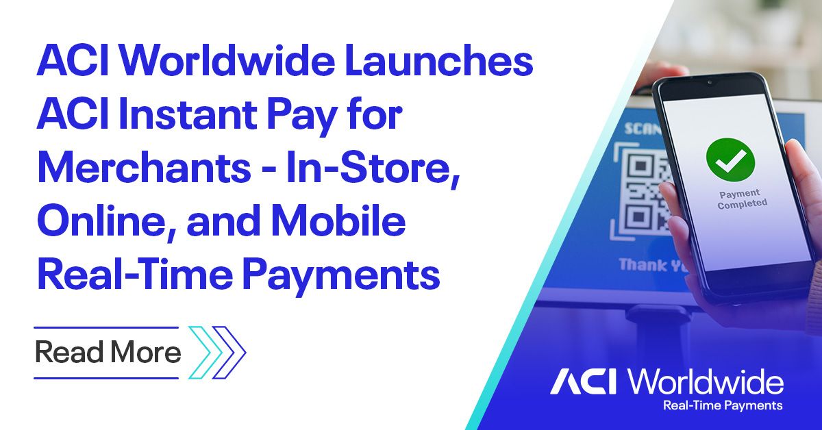 ACI Worldwide on LinkedIn: ACI Worldwide Launches ACI Instant Pay for ... ACI Worldwide on LinkedIn: ACI Worldwide Launches ACI Instant Pay for ...