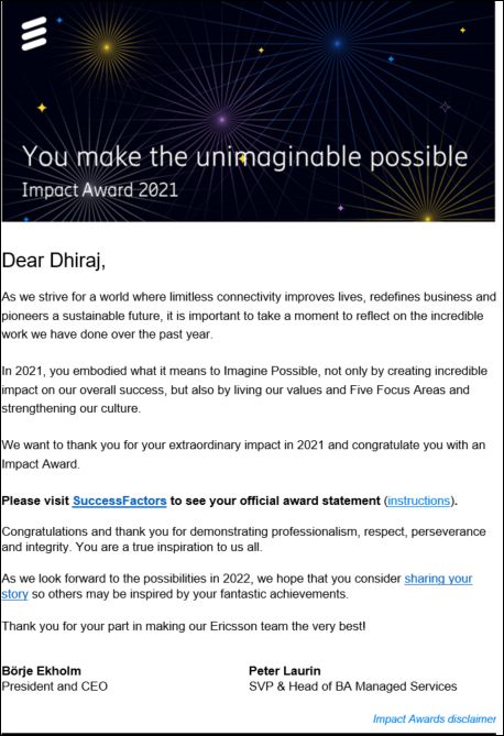 Dhiraj Sharma on LinkedIn: #ericsson | 84 comments Dhiraj Sharma on LinkedIn: #ericsson | 84 comments