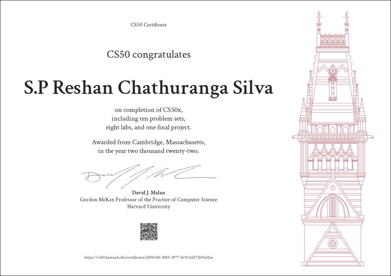 Reshan Silva on LinkedIn: Happy to say I've successfully completed the ... Reshan Silva on LinkedIn: Happy to say I've successfully completed the ...