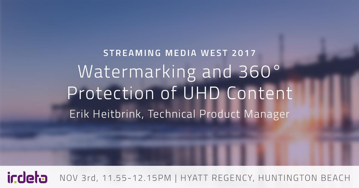Irdeto on LinkedIn: Attending Streaming Media West? Meet us booth #213 ... Irdeto on LinkedIn: Attending Streaming Media West? Meet us booth #213 ...