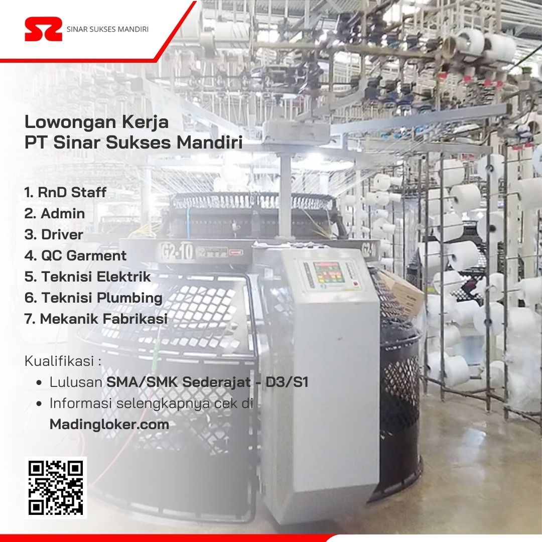 Lowongan Kerja - Madingloker.com on LinkedIn: Rekrutmen PT Sinar Sukses ... Lowongan Kerja - Madingloker.com on LinkedIn: Rekrutmen PT Sinar Sukses ...
