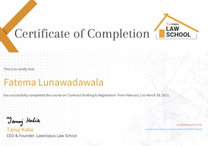 Fatema Lunawadawala on LinkedIn: Course on Fatema Lunawadawala on LinkedIn: Course on