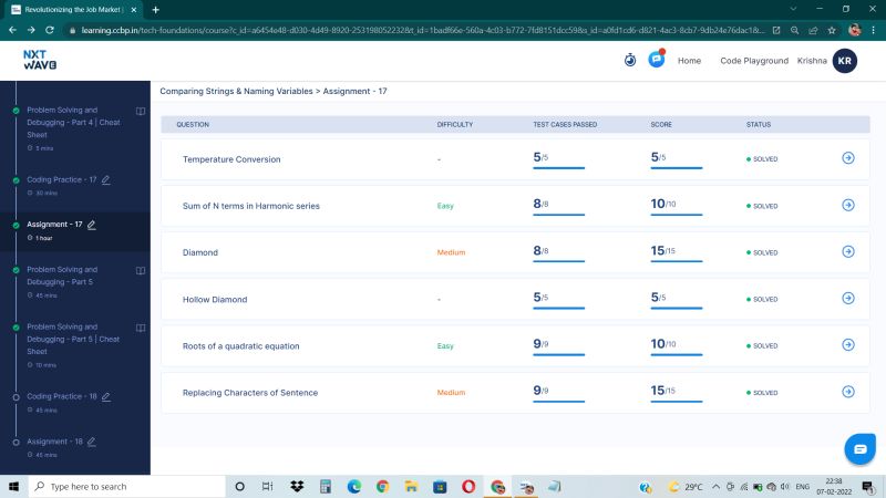 Potti Lakshmi Krishna Charan on LinkedIn: #day27 #30daysofcodechallenge ... Potti Lakshmi Krishna Charan on LinkedIn: #day27 #30daysofcodechallenge ...