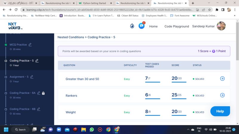 T. Sandeep Kumar on LinkedIn: #day10 #30daysofcodechallenge #ccbp # ... T. Sandeep Kumar on LinkedIn: #day10 #30daysofcodechallenge #ccbp # ...