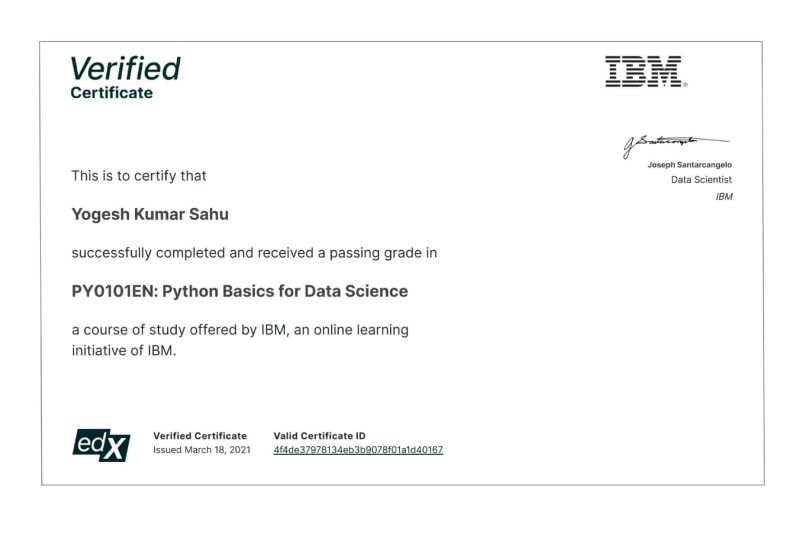 Yogesh Kumar Sahu on LinkedIn: #python #datascience Yogesh Kumar Sahu on LinkedIn: #python #datascience
