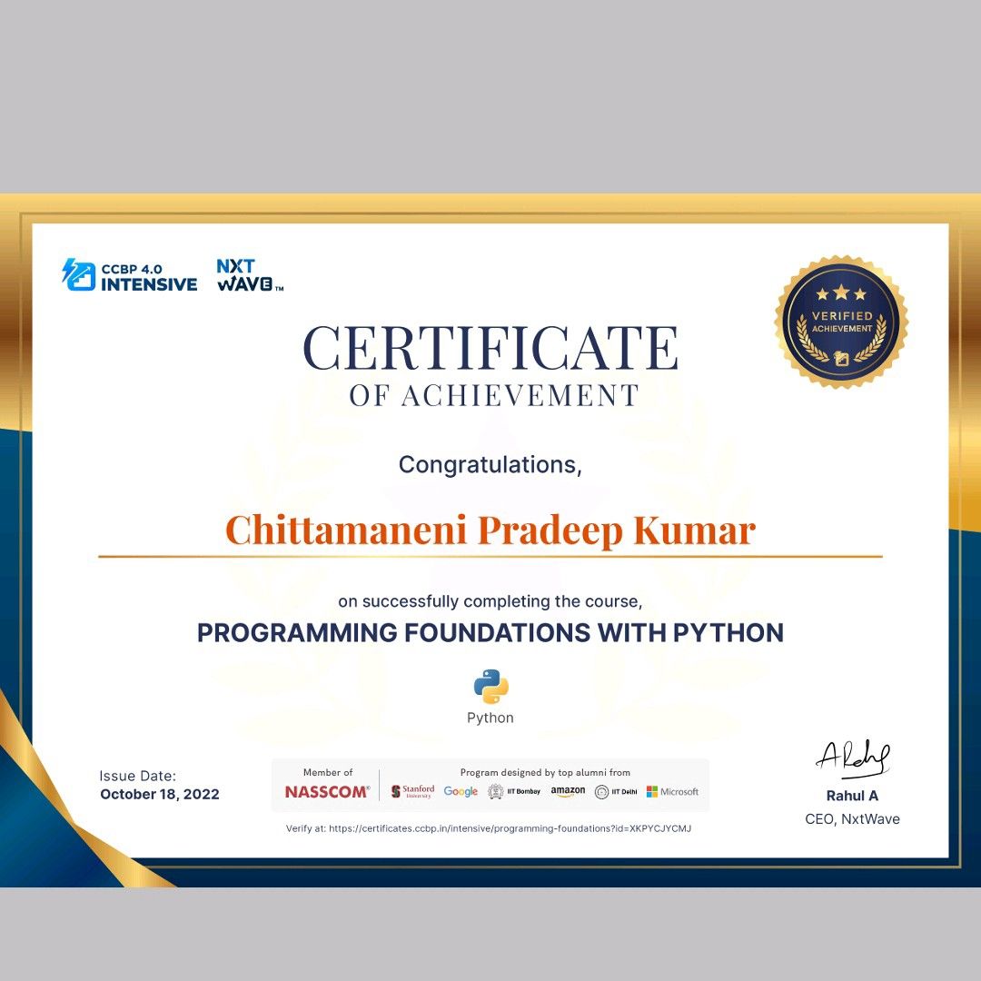𝑷𝒓𝒂𝒅𝒆𝒆𝒑 𝑲𝒖𝒎𝒂𝒓 𝑪𝒉𝒊𝒕𝒕𝒂𝒎𝒂𝒏𝒆𝒏𝒊 on LinkedIn: #python #programming # ... 𝑷𝒓𝒂𝒅𝒆𝒆𝒑 𝑲𝒖𝒎𝒂𝒓 𝑪𝒉𝒊𝒕𝒕𝒂𝒎𝒂𝒏𝒆𝒏𝒊 on LinkedIn: #python #programming # ...