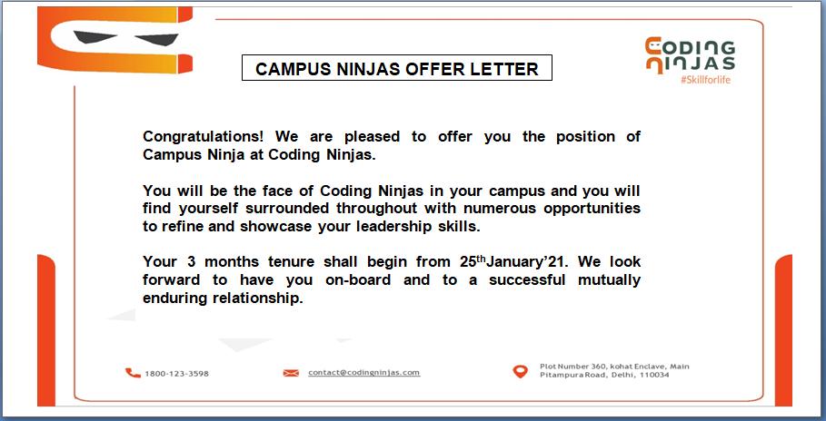 Saket Kumar on LinkedIn: #codingninjas #coding #internships Saket Kumar on LinkedIn: #codingninjas #coding #internships