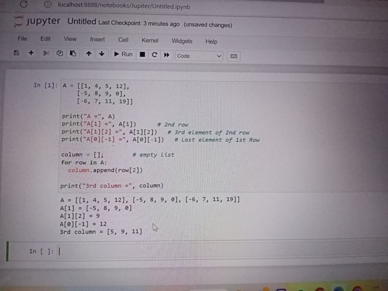 Bhargava Satish Jakilinki on LinkedIn: Task 37 Practice Numpy Lib Kiran ... Bhargava Satish Jakilinki on LinkedIn: Task 37 Practice Numpy Lib Kiran ...