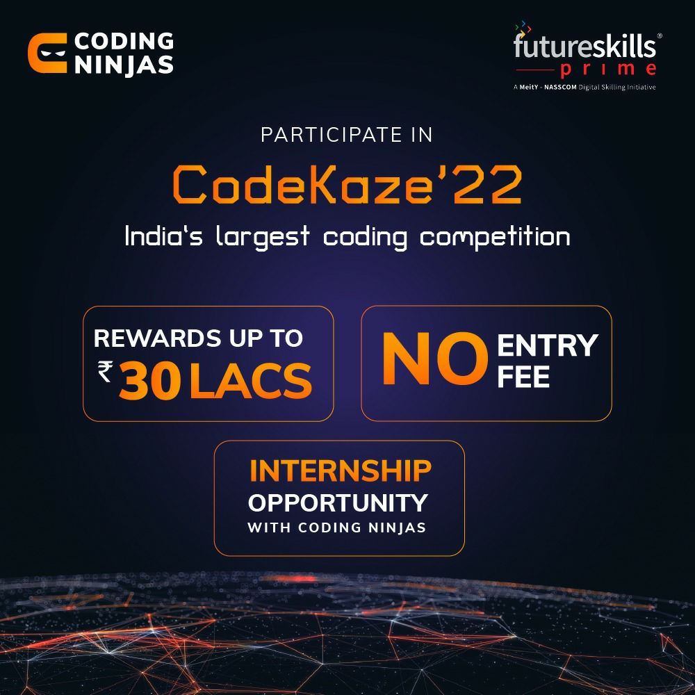 Siddharth Bhandari on LinkedIn: #codingninjas #coding #hiring #prizes Siddharth Bhandari on LinkedIn: #codingninjas #coding #hiring #prizes