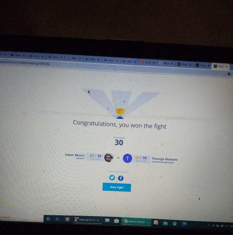 Saket Bharti on LinkedIn: #hackerearth Saket Bharti on LinkedIn: #hackerearth