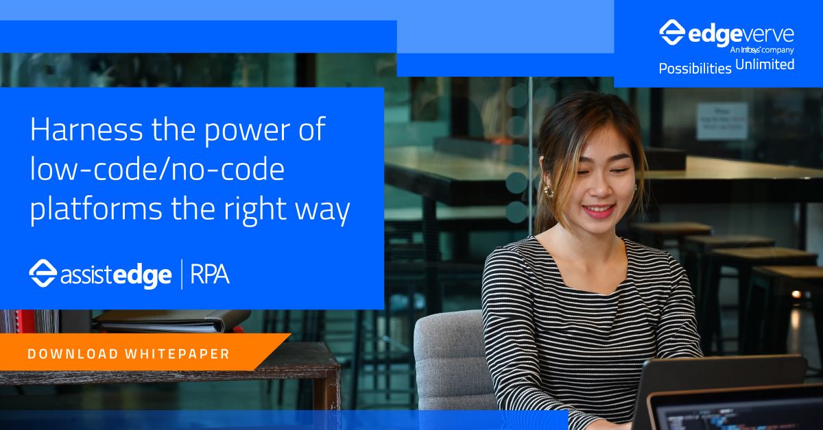 EdgeVerve on LinkedIn: Accelerating End-to-End Process Automation with ... EdgeVerve on LinkedIn: Accelerating End-to-End Process Automation with ...