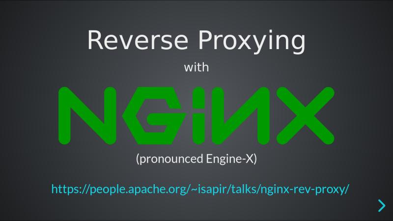 Igal S. on LinkedIn: #nginx #tomcat #asf #apachecon #acah2020 #nginx Igal S. on LinkedIn: #nginx #tomcat #asf #apachecon #acah2020 #nginx