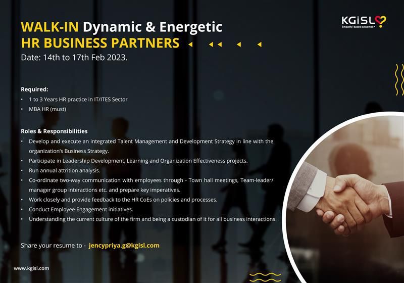 Jency Priya on LinkedIn: #kgisl #coimbatore #walkindrive #hrbp # ... Jency Priya on LinkedIn: #kgisl #coimbatore #walkindrive #hrbp # ...