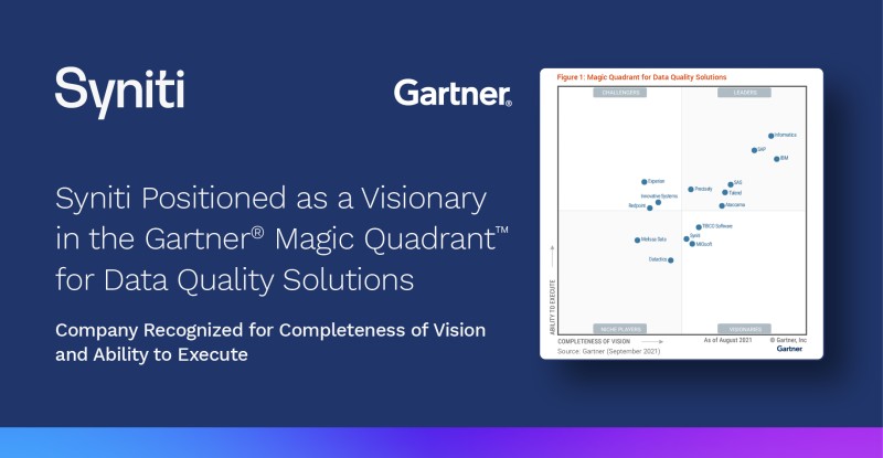 Syniti on LinkedIn: Syniti | Gartner Magic Quadrant for Data Quality ... Syniti on LinkedIn: Syniti | Gartner Magic Quadrant for Data Quality ...