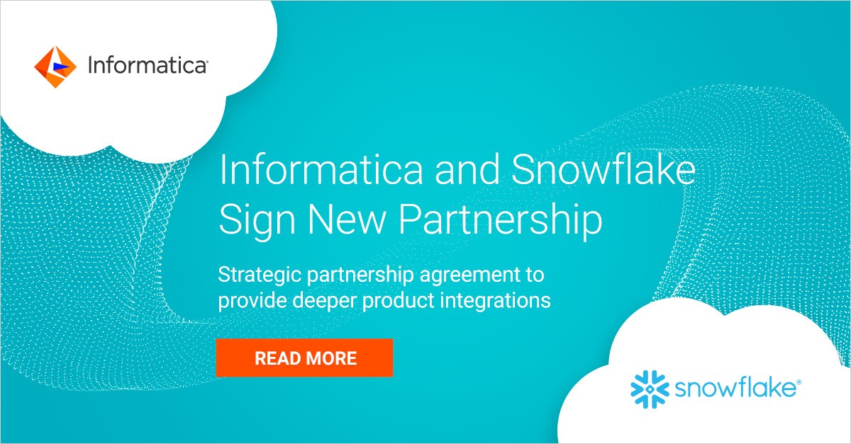 Jyothi Devarakonda on LinkedIn: Informatica and Snowflake Expand ... Jyothi Devarakonda on LinkedIn: Informatica and Snowflake Expand ...