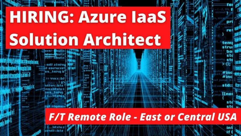 The Trevi Group on LinkedIn: Hiring Sr Cloud Solution Architect (Azure ... The Trevi Group on LinkedIn: Hiring Sr Cloud Solution Architect (Azure ...