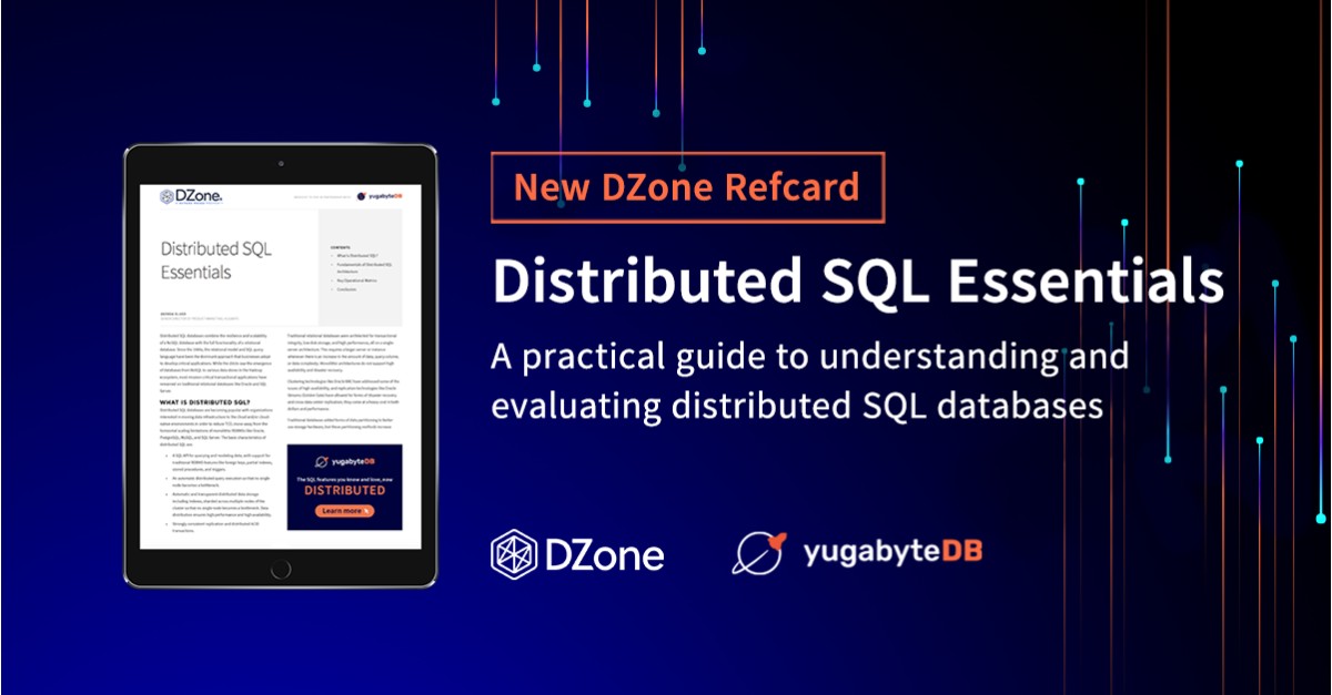 Mike Denman on LinkedIn: If you are considering a modern distributed ... Mike Denman on LinkedIn: If you are considering a modern distributed ...