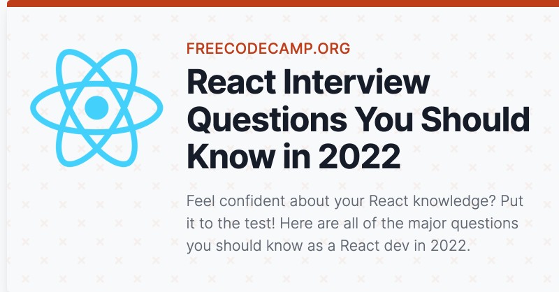freeCodeCamp LinkedIn‘de: If you're a React developer looking for a job ... freeCodeCamp LinkedIn‘de: If you're a React developer looking for a job ...