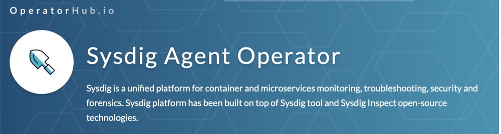 Sysdig on LinkedIn: OperatorHub.io | The registry for Kubernetes Operators Sysdig on LinkedIn: OperatorHub.io | The registry for Kubernetes Operators