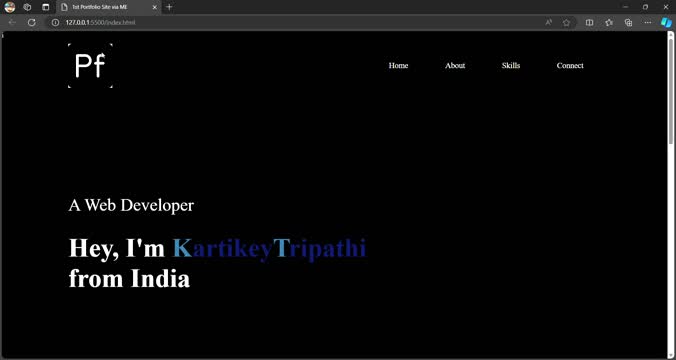 Create a personal portfolio using CSS and HTML. | Kartikey Tripathi ... Create a personal portfolio using CSS and HTML. | Kartikey Tripathi ...