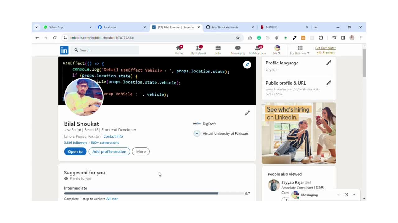 Bilal Shoukat on LinkedIn: #reactjs #react #redux #sass Bilal Shoukat on LinkedIn: #reactjs #react #redux #sass