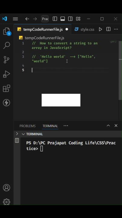Prakash Chand Prajapat on LinkedIn: How to convert a string to array in ... Prakash Chand Prajapat on LinkedIn: How to convert a string to array in ...