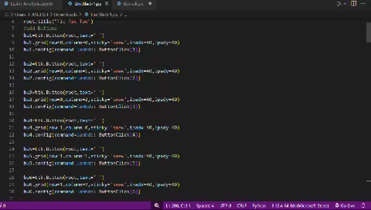 Sanjana Prajapati on LinkedIn: #python #tkinter #tictactoe # ... Sanjana Prajapati on LinkedIn: #python #tkinter #tictactoe # ...