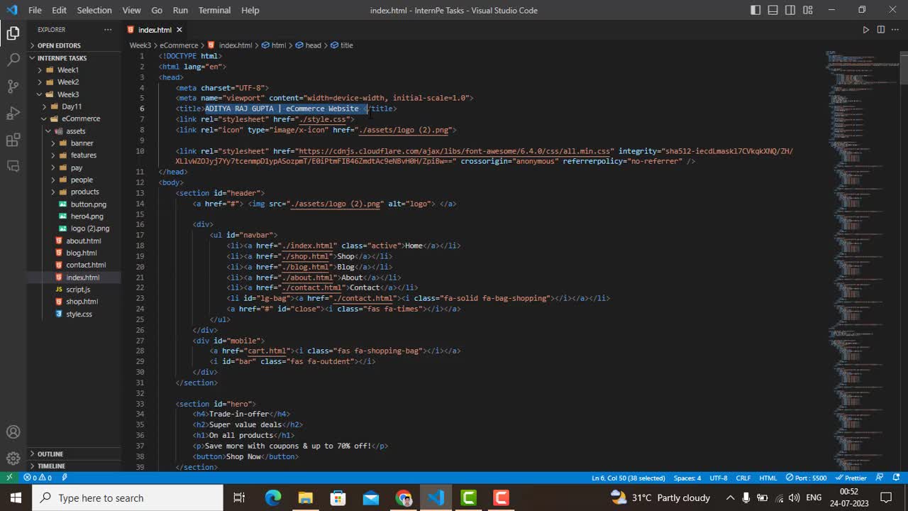 Aditya Raj Gupta on LinkedIn: #webdevelopment #internship # ... Aditya Raj Gupta on LinkedIn: #webdevelopment #internship # ...