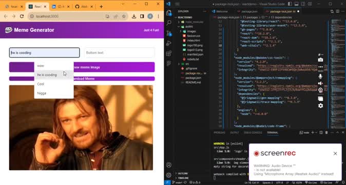 Abdul Sami on LinkedIn: #reactdeveloper #memegenerator #codingfun # ... Abdul Sami on LinkedIn: #reactdeveloper #memegenerator #codingfun # ...