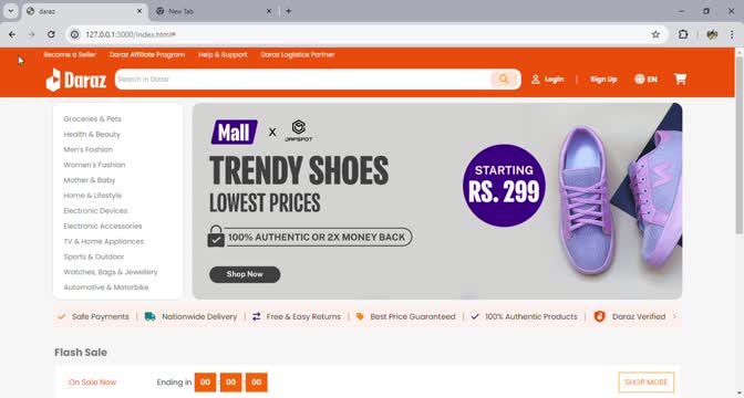 Mughees Saleem on LinkedIn: #webdevelopment #html #css #darazclone # ... Mughees Saleem on LinkedIn: #webdevelopment #html #css #darazclone # ...
