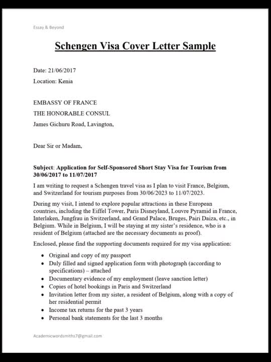 Visa Jobs Hq on LinkedIn: Schengen Visa Cover letter sample | 10 comments Visa Jobs Hq on LinkedIn: Schengen Visa Cover letter sample | 10 comments