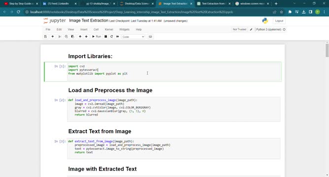 Introducing my new project, Text Extraction from Images | Pranjal ... Introducing my new project, Text Extraction from Images | Pranjal ...