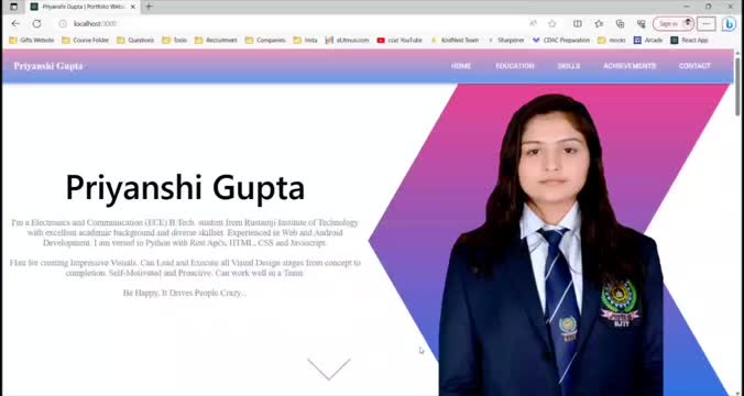 Priyanshi Gupta on LinkedIn: #personalportfolio #webdevelopment #css # ... Priyanshi Gupta on LinkedIn: #personalportfolio #webdevelopment #css # ...