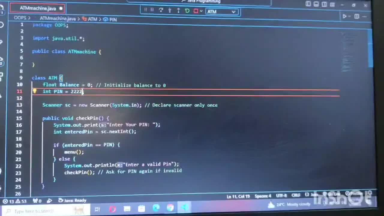 Nadeem Sande on LinkedIn: #java #softwaredevelopment #atminterface # ... Nadeem Sande on LinkedIn: #java #softwaredevelopment #atminterface # ...