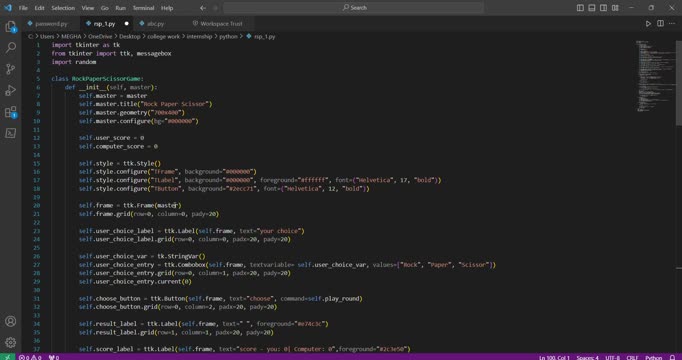 Megha . on LinkedIn: #codsoft #python #pythonprogramming Megha . on LinkedIn: #codsoft #python #pythonprogramming