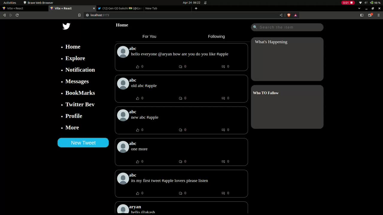 Aryan jaiswal on LinkedIn: #reactjs #nodejs #webdevelopment #twitter # ... Aryan jaiswal on LinkedIn: #reactjs #nodejs #webdevelopment #twitter # ...