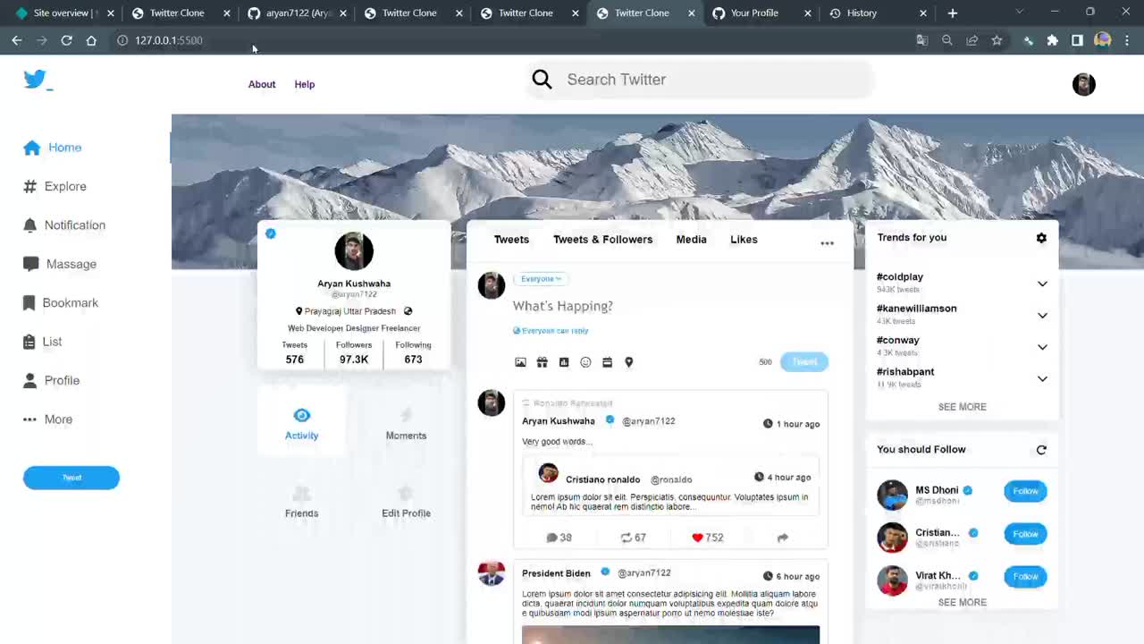 Aryan Kushwaha on LinkedIn: #css #javascript #html #twitter Aryan Kushwaha on LinkedIn: #css #javascript #html #twitter