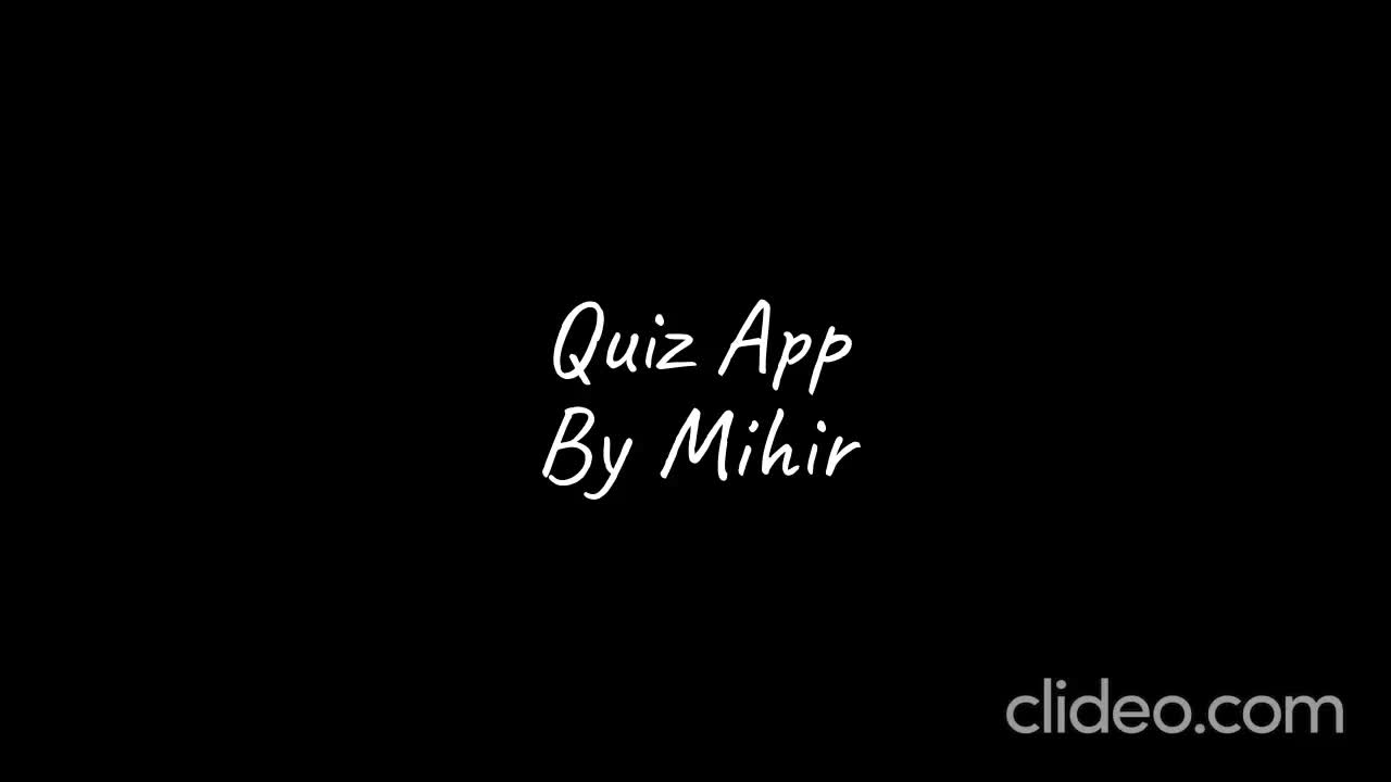 How I created a quiz app with Flutter | Mihir Bhadange posted on the ... How I created a quiz app with Flutter | Mihir Bhadange posted on the ...