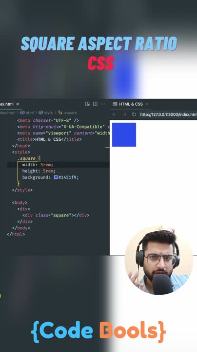 How to create square from aspect ratio property CSS #css #square # ... How to create square from aspect ratio property CSS #css #square # ...