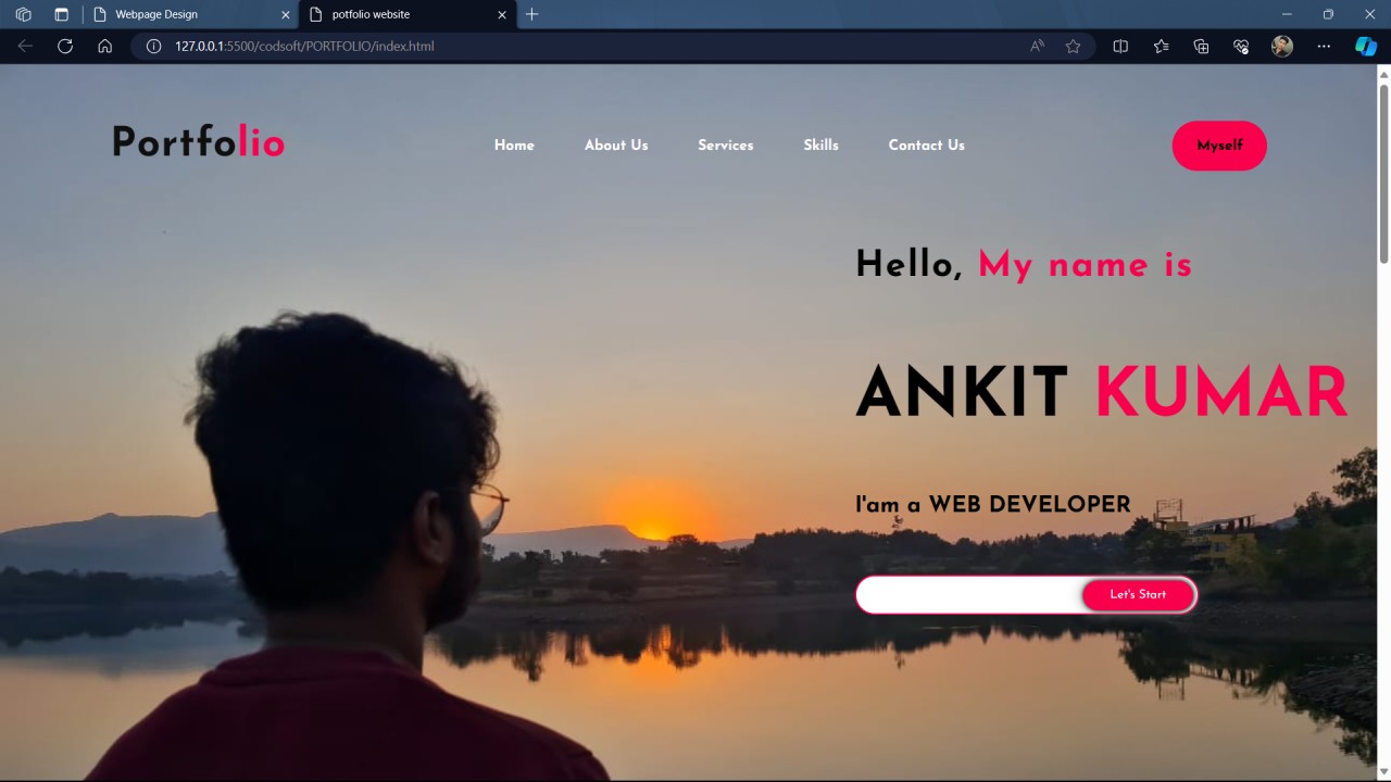Ankit Kumar on LinkedIn: #webdevelopment #internship #codesoft #portfolio Ankit Kumar on LinkedIn: #webdevelopment #internship #codesoft #portfolio
