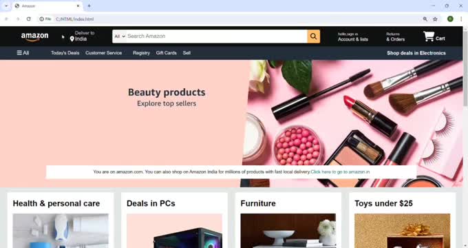 Richa Upadhyay on LinkedIn: #webdevelopment #html #css #amazonclone # ... Richa Upadhyay on LinkedIn: #webdevelopment #html #css #amazonclone # ...