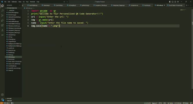 Somnath Sengupta on LinkedIn: #python #qrcodegenerator #innovationunleashed Somnath Sengupta on LinkedIn: #python #qrcodegenerator #innovationunleashed