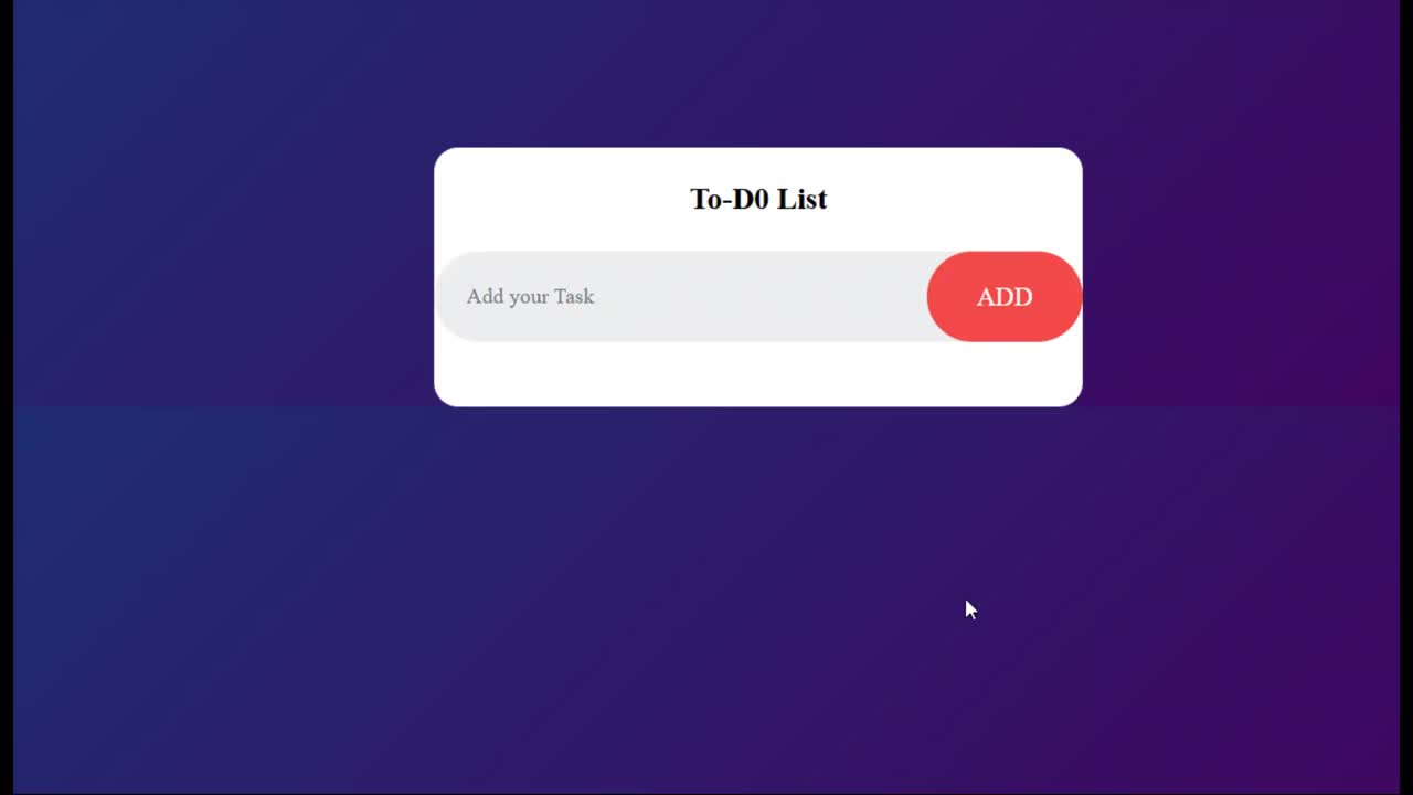 New project: To-Do List Application | Harsh chouksey posted on the ... New project: To-Do List Application | Harsh chouksey posted on the ...