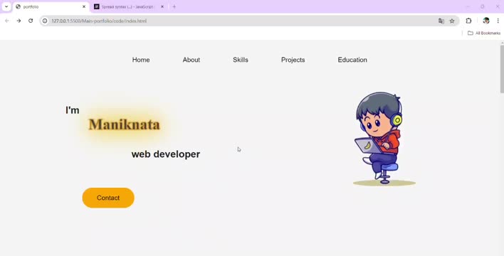SRIMANI NANDYALA on LinkedIn: #webdevelopment #reactjs #css #portfolio SRIMANI NANDYALA on LinkedIn: #webdevelopment #reactjs #css #portfolio