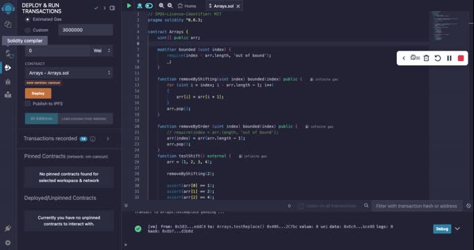 Roheemah Abolare on LinkedIn: Arrays and array operations in solidity ... Roheemah Abolare on LinkedIn: Arrays and array operations in solidity ...