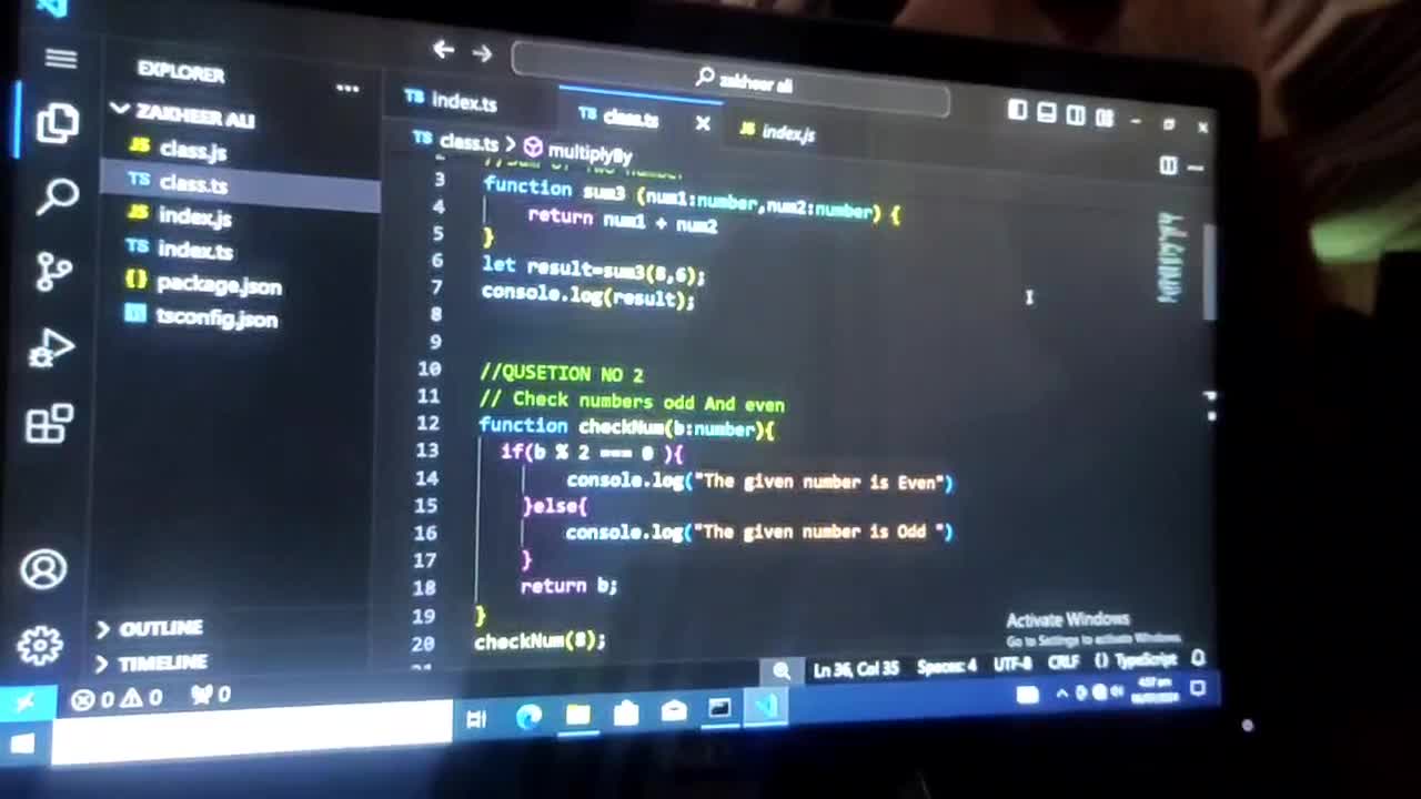 Rafay memon on LinkedIn: #typescript #giaicquizpreprations #giaic # ... Rafay memon on LinkedIn: #typescript #giaicquizpreprations #giaic # ...