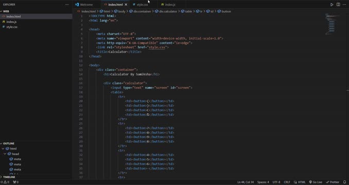 Samiksha Sawant on LinkedIn: #html #css #javascript #calculator # ... Samiksha Sawant on LinkedIn: #html #css #javascript #calculator # ...